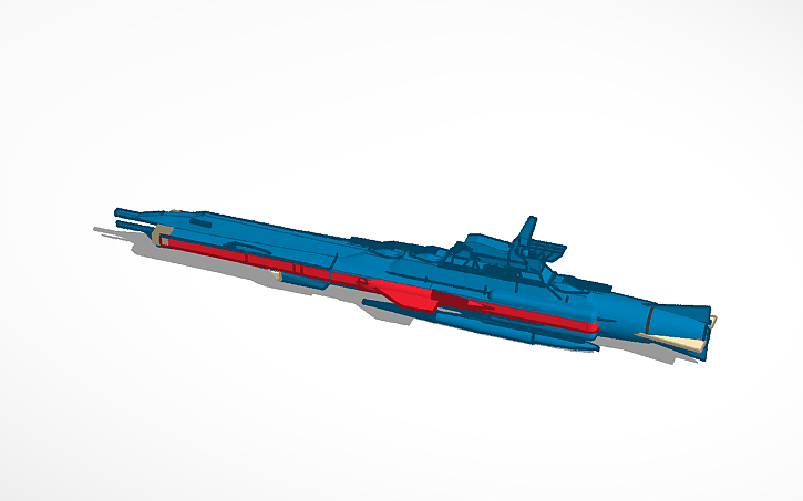 3D design Super Andromeda-class Space Battleship | Tinkercad