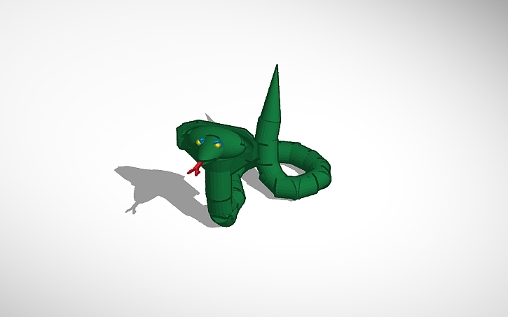 3D design Snake - Tinkercad