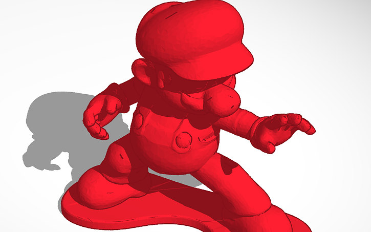 3D design Super Mario - Tinkercad
