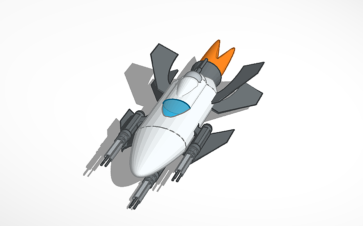 3D design Amazing Spaceship - Tinkercad