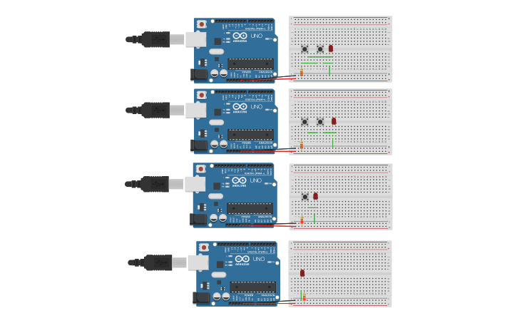 Circuit design Arduino Exercise 1 - Tinkercad