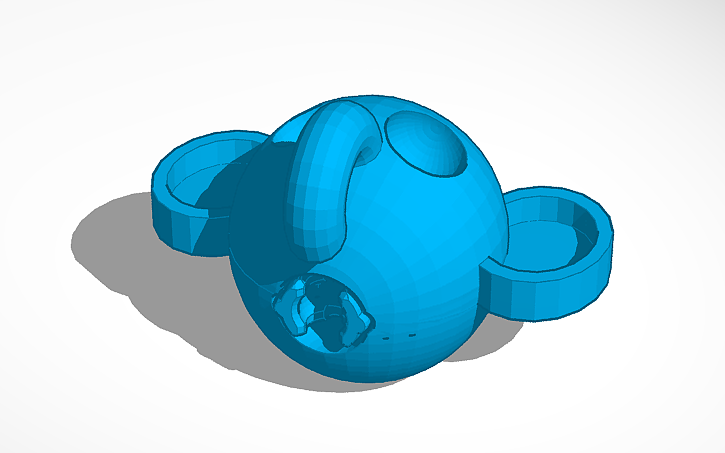 3D design elephant head tinkerplay | Tinkercad