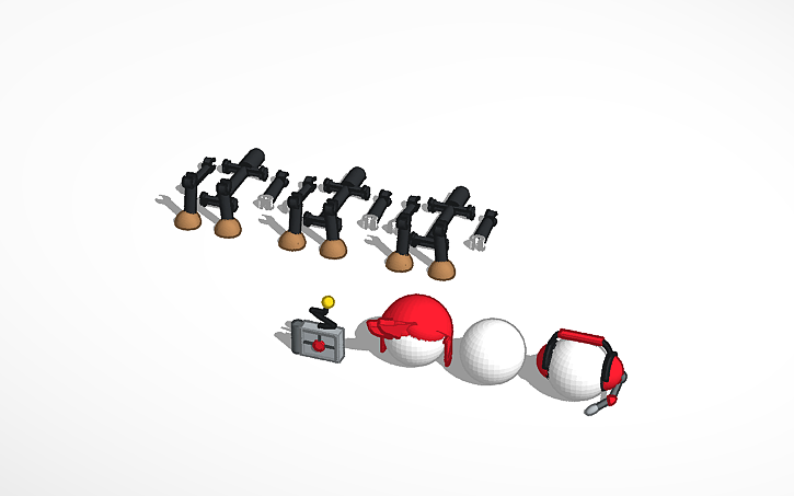 3D design Henry Stickmin Legos - Tinkercad