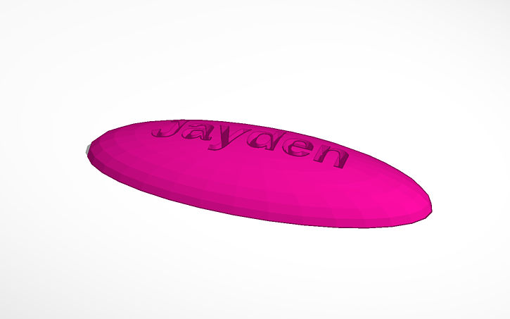3D design Jayden - Tinkercad