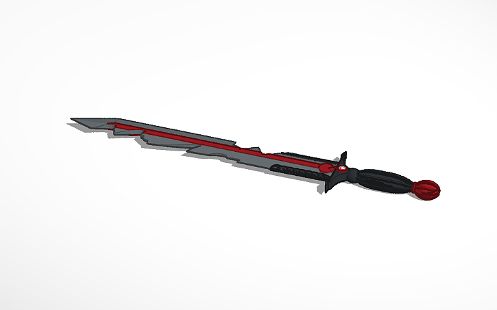 3D design Shattered Blade | Tinkercad