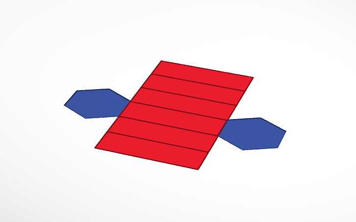 3D design Hexagonal Prism - Net | Tinkercad