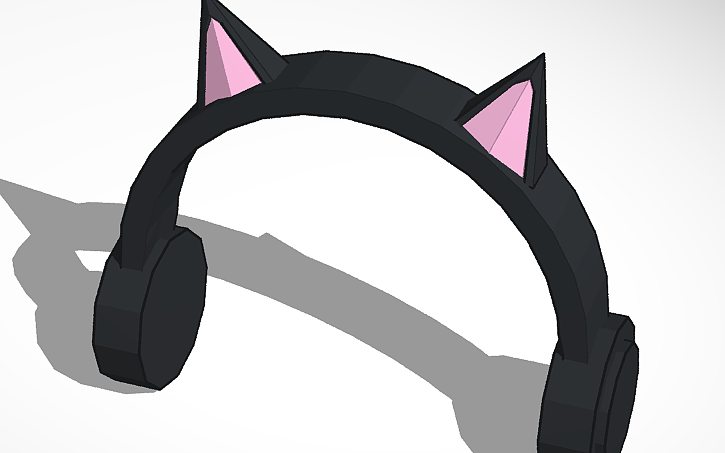 3D design Drip's neko ears - Tinkercad