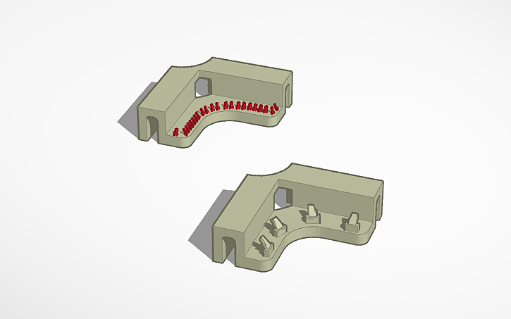 3D design Aquarium mesh cover holder - Tinkercad