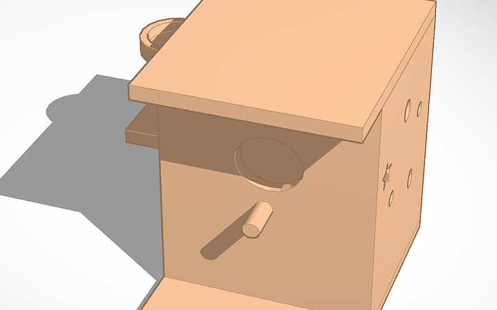 3D design Bird house - Tinkercad