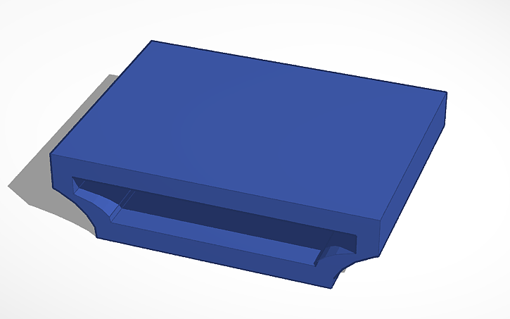 3D design PCB Mountable Female Micro USB - Tinkercad