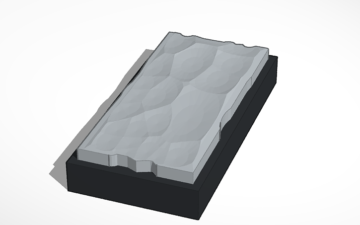 3D design 1/2" floor tile | Tinkercad