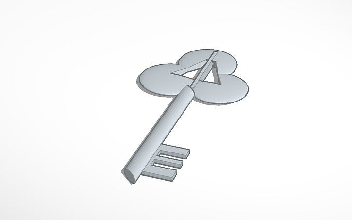 3D design Key - Tinkercad