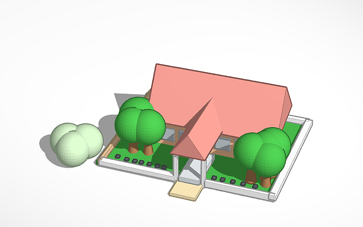 3D design Summer Asthetic home - Tinkercad