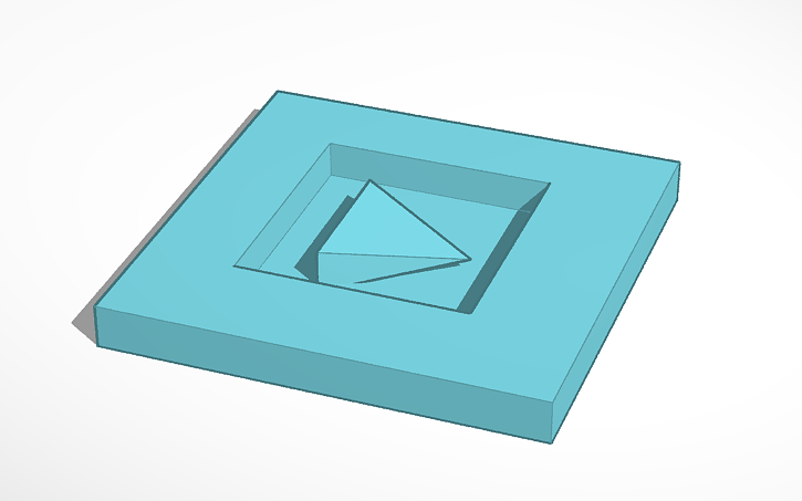 3D design Diamond play button | Tinkercad