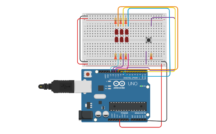 Circuit design button_random_dz | Tinkercad