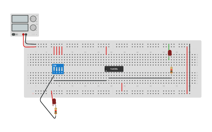 Circuit design And Logic Gate - Tinkercad