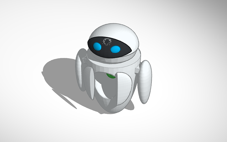 3D design eve form wall-e | Tinkercad