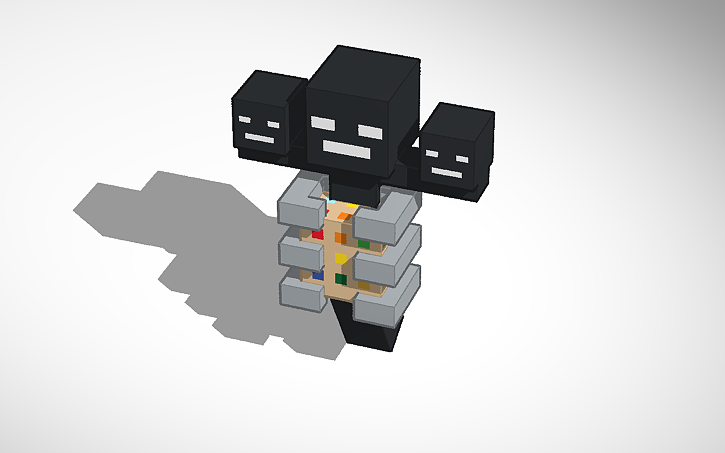 3D design Wither storm phase 1 | Tinkercad