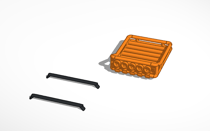 3D design Off Road Roof Rack - Tinkercad