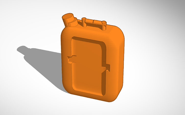 3D design gas Can - Tinkercad