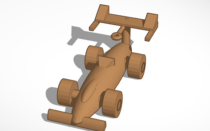 3D design Formula 1 Car - Tinkercad