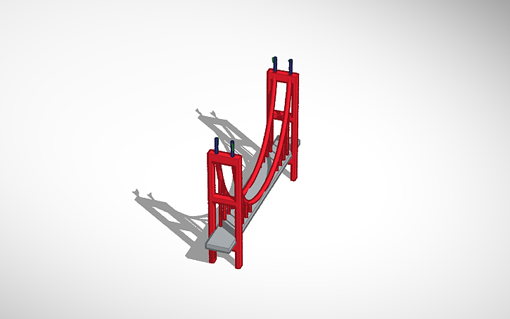 3D design Bridges - Tinkercad