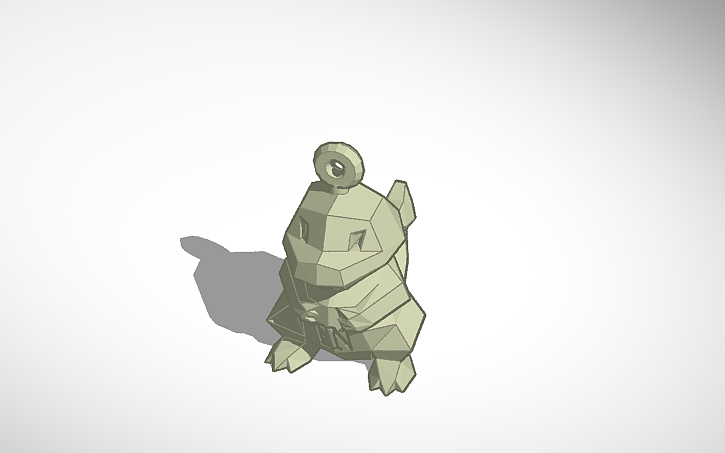 3D design Charmander Ornament - Tinkercad