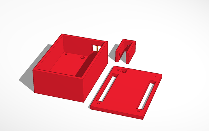 3D design DE0-Nano Mount - Tinkercad