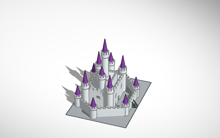 3D design Mickey Mouse House | Tinkercad