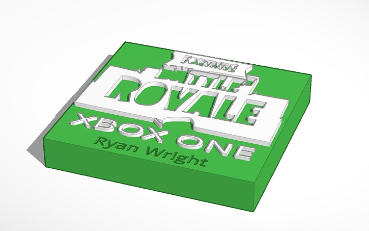 3D design Fortnite Battle Royale - Tinkercad