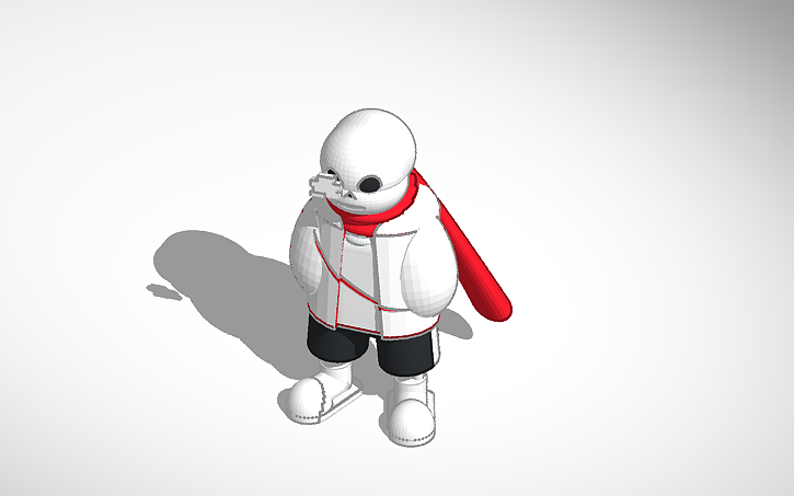 3D design 제노 샌즈(geno sans)(aftertale) - Tinkercad