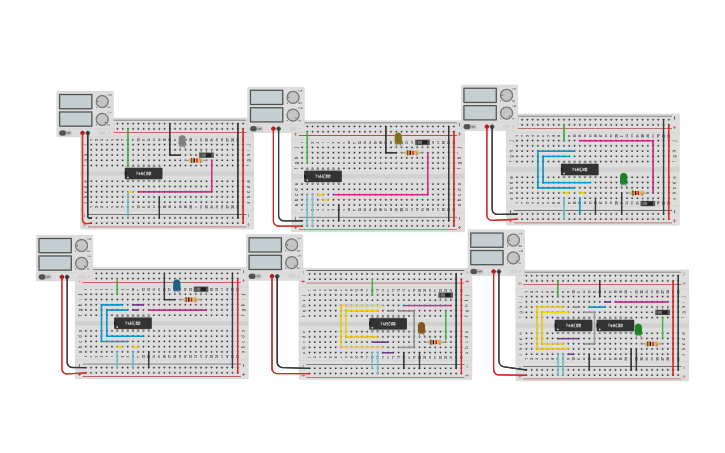 Circuit design CIRCUITS USING NAND GATE - Tinkercad