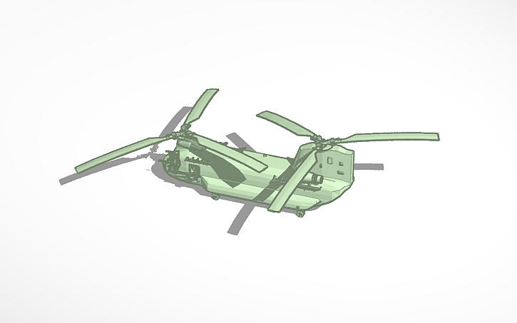 3D design Chinook - Tinkercad