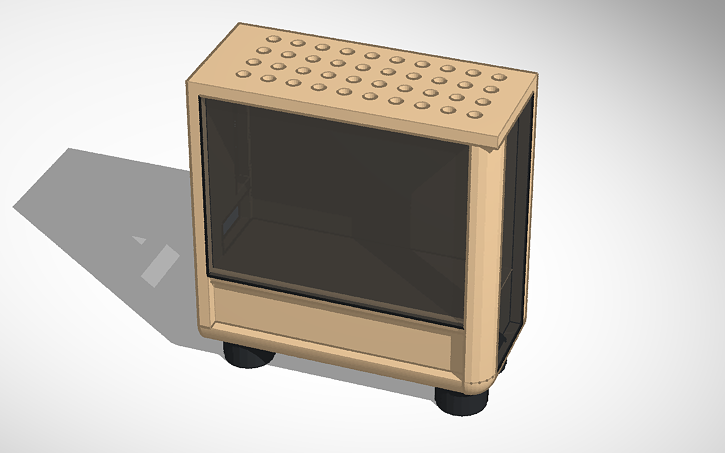 3D design PC case 1234 - Tinkercad