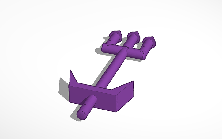 3D design Imaginext Trident/Sword | Tinkercad