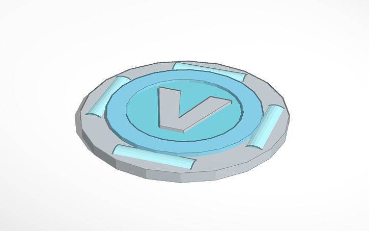 3D design VBUCK - Tinkercad