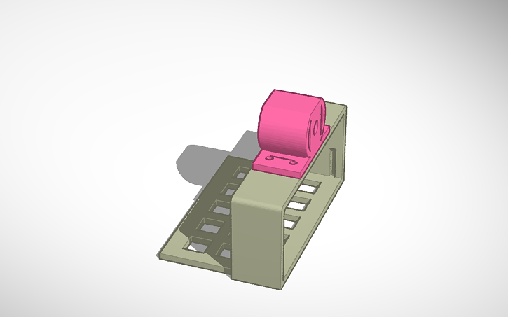 3D design DC Motor Mount - Tinkercad