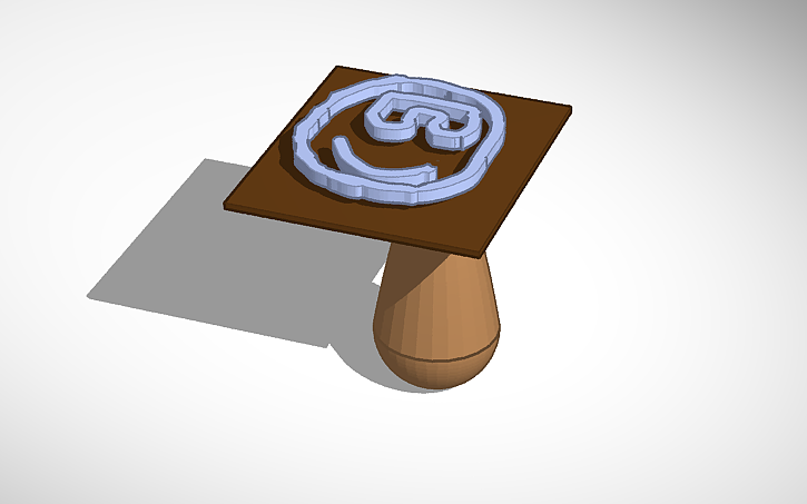 3D design Stamp - Tinkercad