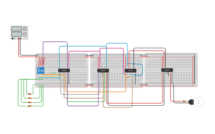 Circuit design Problema 3 Taller 3 | Tinkercad