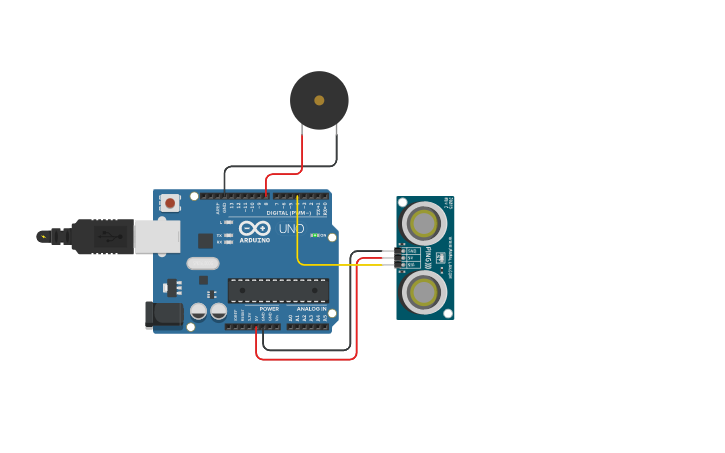 Circuit Design Bocina Y Sensor Tinkercad