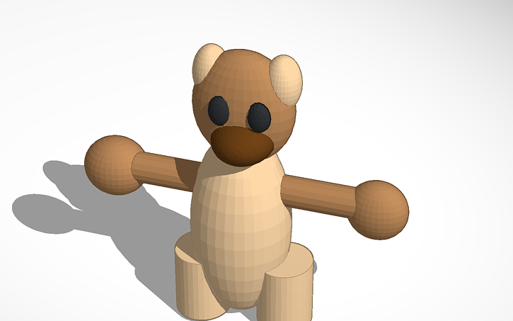 3D design monkey | Tinkercad