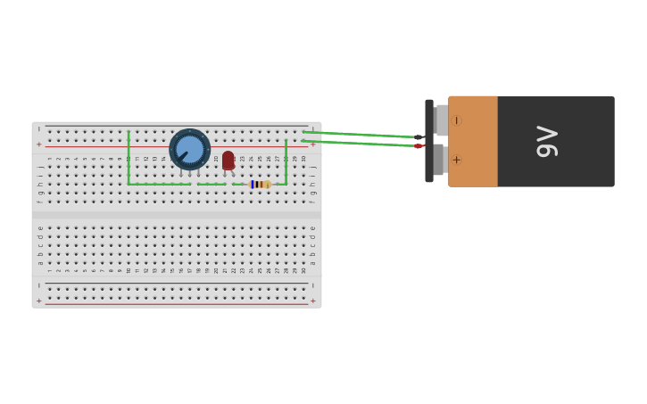 Circuit design LED CON POTENCIOMETRO. - Tinkercad Circuit design LED CON POTENCIOMETRO. - Tinkercad