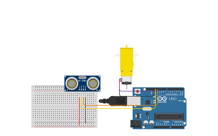 Circuit Design 4 Pin Ultrasonic Sensor Tinkercad Circuit Design 4 Pin Ultrasonic Sensor Tinkercad
