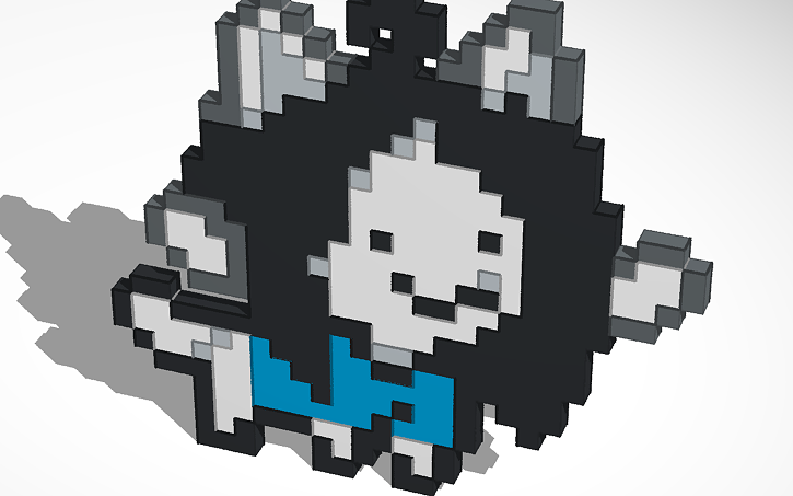 3D design undertale-temmie | Tinkercad