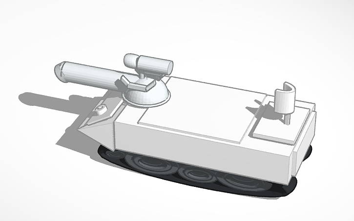 3D design tank wheels - Tinkercad