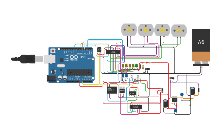 Circuit design fan cooler | Tinkercad