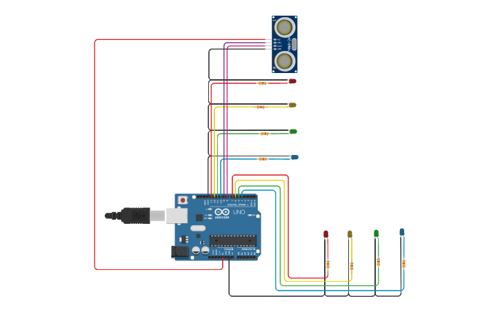 Circuit design Semáforoa_int | Tinkercad