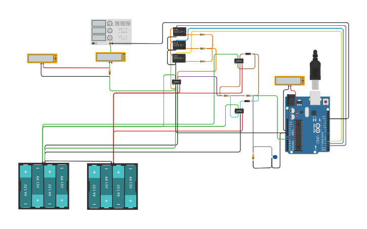 Circuit design AC Current Meter P25 - Tinkercad