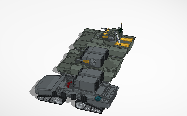 3D design anti air vehicles - Tinkercad