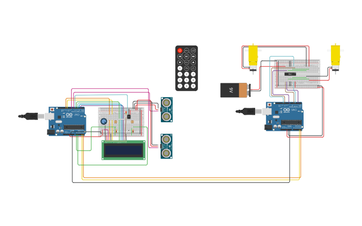 Circuit design TP - Groupe 7 | Tinkercad